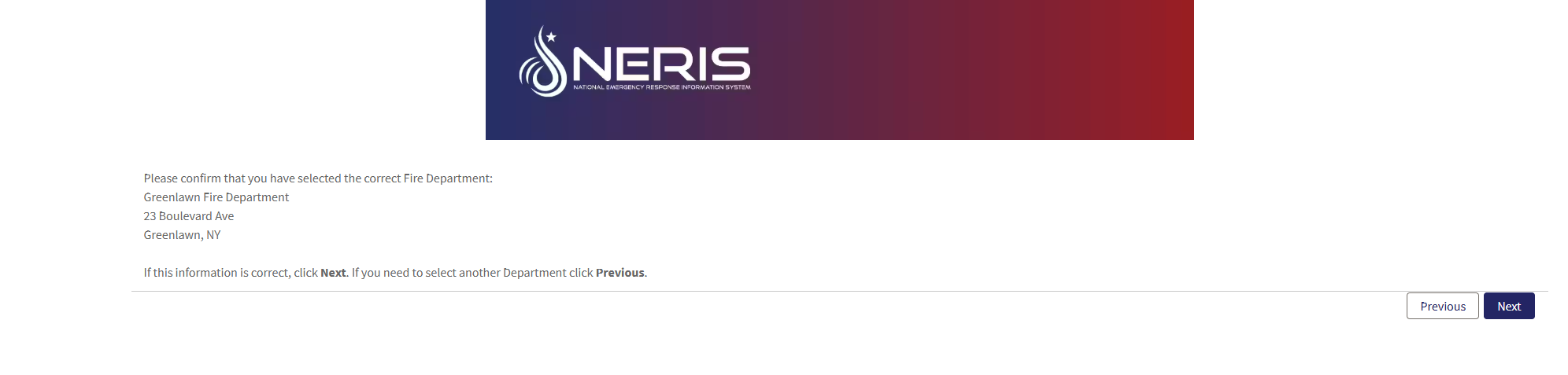 Register Your Department With NERIS – Alpine Software