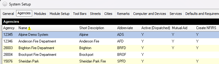 3. RedAlert NERIS ID Entry – Alpine Software