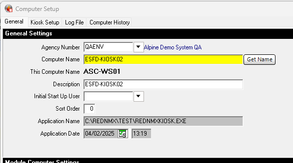 4. RedAlert NERIS Go Live Process – Alpine Software
