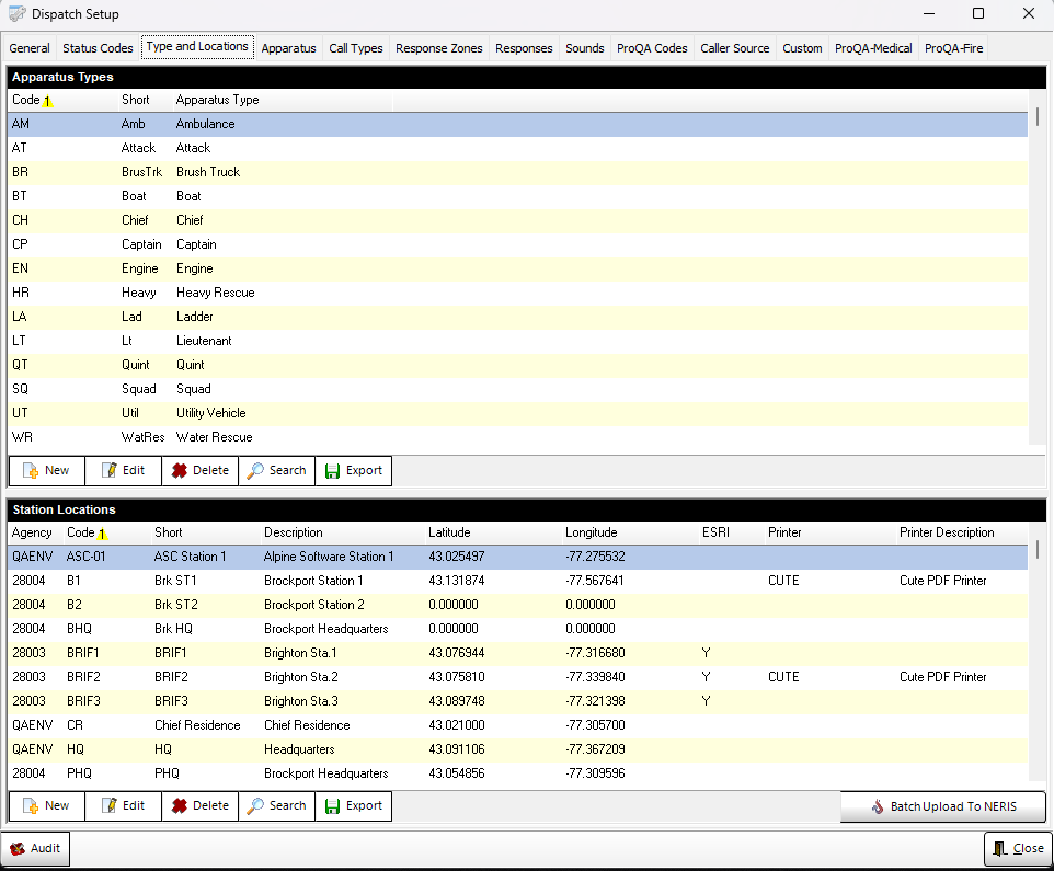 3. RedAlert NERIS ID Entry – Alpine Software